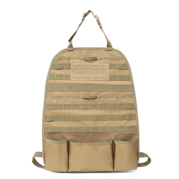 カラー：カーキ?【サイズ】57ｘ44cm、車の座席後部に最大の保護をして、ほとんどの車種とSUVに対応可能で、座席の後ろを有効活用することができる車用シートバックポケット?【多機能収納】この車 後部座席 収納は様々な収納ポケット付きですので...