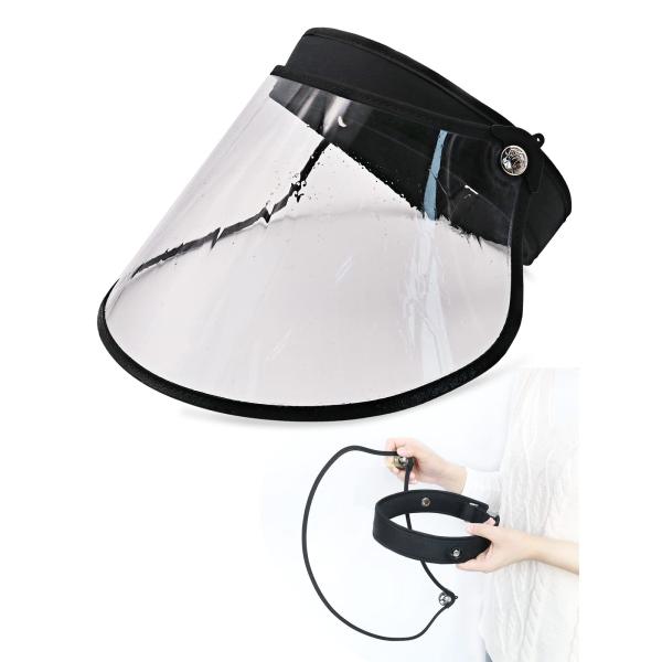カラー：薄くなる＆防曇加工サイズ：0-50 号スタイル：バイザー?【薄くなる、両面防曇加工、水滴つかない】薄くなるサンバイザー！！本体からつばを取り外せば平らになるので、小さなバッグ（A4サイズ相当）やトートにも収納可能、手荷物としてかさば...