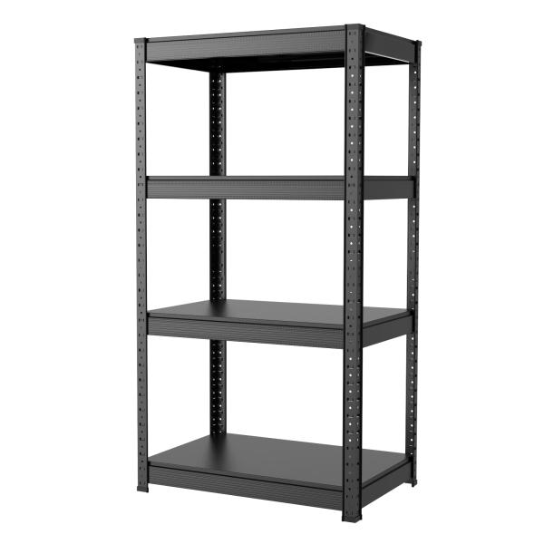 カラー：ブラックサイズ：幅60×奥行40×高さ114cmスタイル：モダン商品サイズ（cm）：幅約60×奥行約40×高さ約114 付属棚板:4枚(段) 積載空間数:3耐荷重：棚1段あたり120kg ※耐荷重は測定値であり値ではありません。材質...