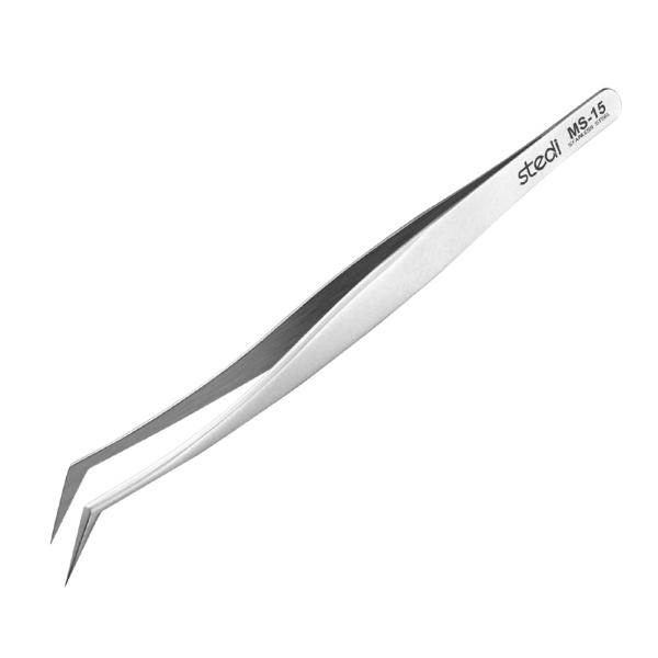 スタイル：MS-15先端:先曲型。全長130mm 、重量:17g。材質:本体/ステンレス。精密加工技術により先端がぴったり合います。耐蝕性、耐酸性に優れ、先端の磨耗もありません。ホビー・クラフトから精密作業まで幅広く使用できます。