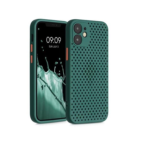 カラー：深緑色スタイル：メッシュぴったり: 以下のデバイスに対応: Apple i Phone 12 miniゲーマー注目の放熱ケース: 長い時間スマホを操作しているとカバーを付けていても感じる熱。あまりにも内側こ熱がこもるとバッテリーにも...