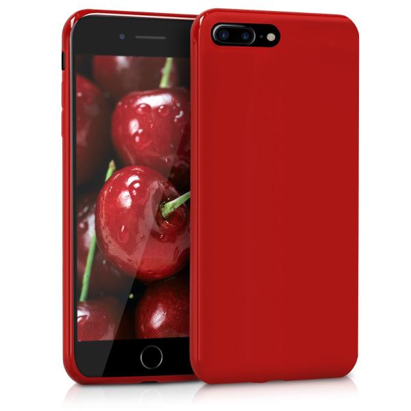 カラー：赤色マットぴったり: 以下のデバイスに対応: Apple i Phone 7 Plus / i Phone 8 Plusフレキシブル＆柔軟: 赤色マット のTPUシリコン スマホケースは、スマートフォンをゴム引きされたシリ コーンで...