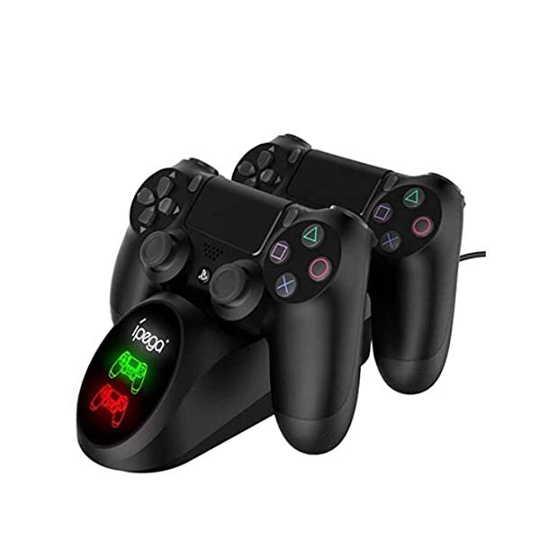 サイズ：1【2台充電可能】PS4充電器は充電アダプター（5V/2A)を利用して、ただ2.5時間で同時に2台を満タン充電できます。2台のPS4/DS4/PS4 Slim/PS4 Pro用コントロー ラーを同時に充電できます。2台充電可能な充電...