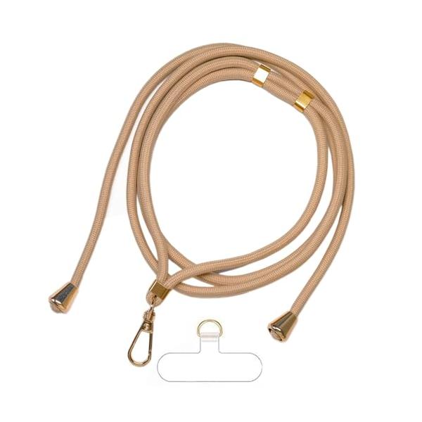 カラー：グレイッシュベージュサイズ：Sスタイル：モダン/フィット【両手を解放】ポケットやバッグからスマホを取り出す手間がなくなり両手が自由に！頑丈で錆にくい金属製のバックル付き。スマホの利用が便利になり、紛失・落下・盗難の不安がない。ストラ...