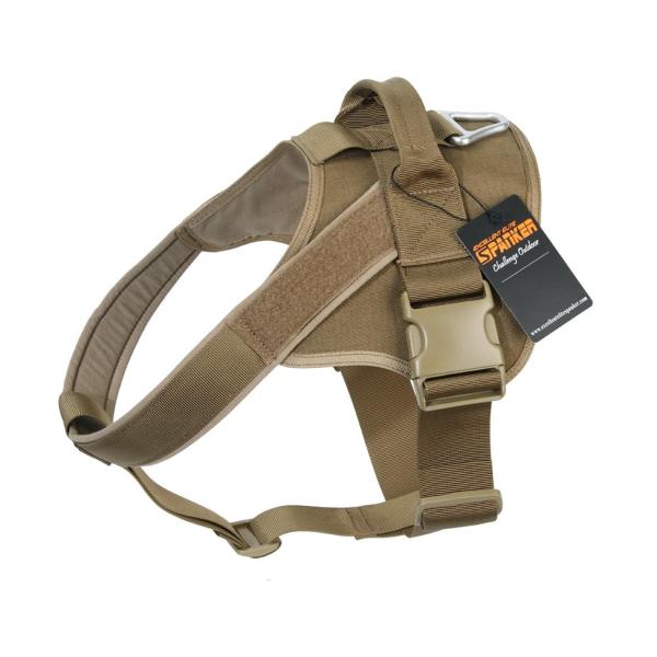 カラー：ライトブラウンCOBサイズ：Sスタイル：Elite,大型素材構成：この犬用ハーネスは高品質で耐久性のある900D ナイロンで作られ、胴輪の内側には柔らかいパッドを縫い込んでいますから、犬の肌と髪を傷つけることはしません。デザイン：大...