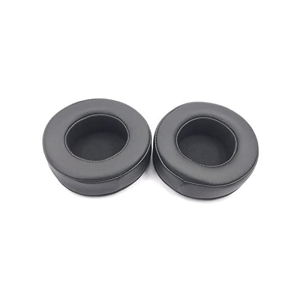 カラー：ブラックHesh 2交換用イヤーパッド。Skullcandy Hesh、Hesh 2.0 Bluetoothワイヤレスヘッドフォンに対応。耐久性のある交換:よく作られたプロテインPUレザーは、傷を減らし、取り付けが簡単で、ヘッドフォ...