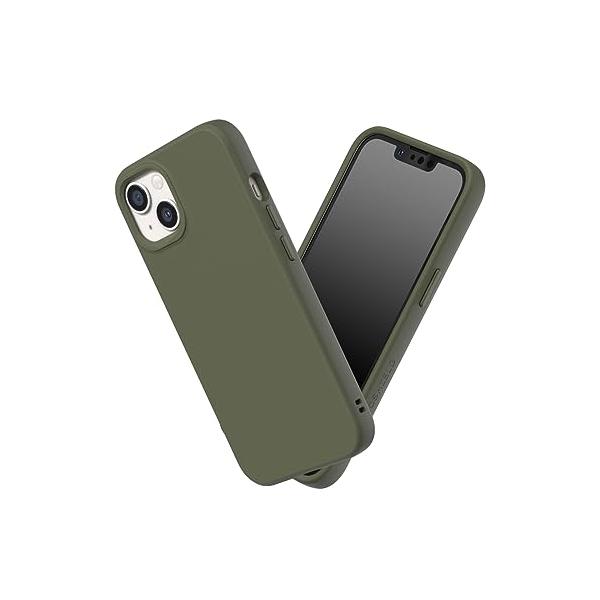 カラー：シーウィードグリーンスタイル：軽量??【互換性】i Phone 13 mini に対応。保護力強化のため、本ケースと互換性のあるRHINOSHIELD 耐衝撃画面保護フィルムとの併用をおすすめします。凹凸のある場所で画面から落下した...