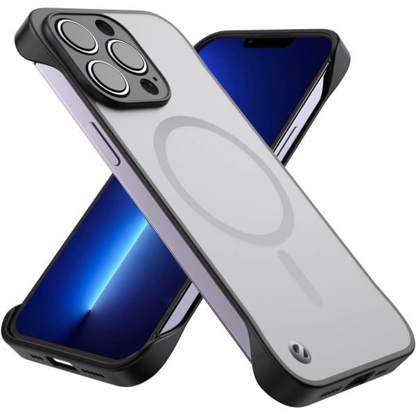 サイズ：iphone13miniスタイル：軽量?【マグセーフ＆フレームレス】お客様のご希望に応じてマグセーフ＆フレームレス、 Mag-Xケース誕生！マグセーフアクセサリー全てをサポート致します。アイフォンのグリップ感やデザインをそのまま楽し...