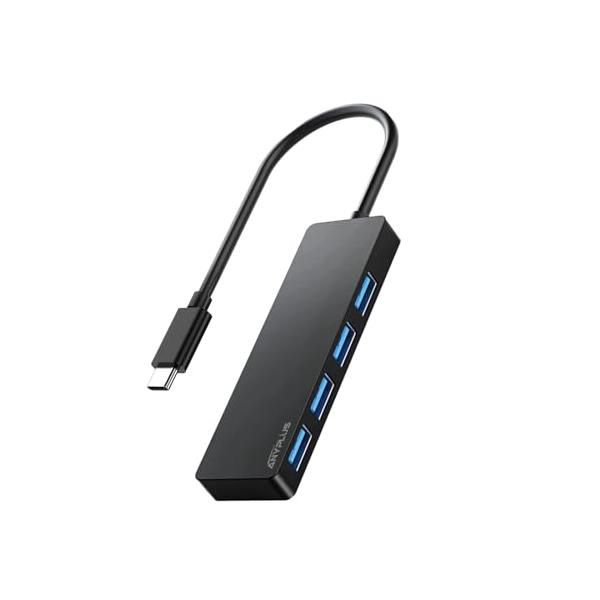 カラー：4 IN 1 USBハブ 3.0【高速データ転送】USB ハブ type-cは最大5Gbpsの転送速度をサポートし、数秒でデータを同期し、簡単に作業することができます。（注：USBハブがサポートする最大出力電流は900mAで、デバイ...