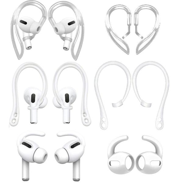 カラー：ホワイトサイズ：AirPodsPro第1世代用AirPodsPro第1世代用イヤーフック3種類です。全てのアクセサリーはAirPodsPro1に適合します。イヤホンのセンサーに干渉しません。（付けたまま充電できません）落下防止・紛失...