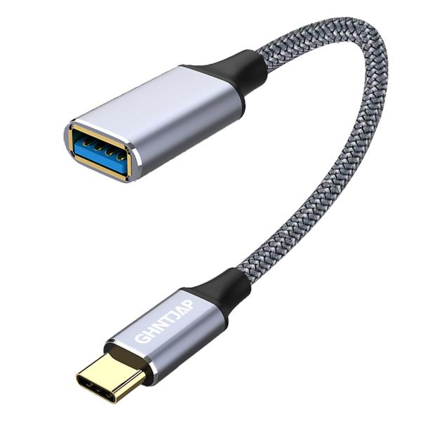 サイズ：0.3M?【OTGケーブルの機能】このUSB Type-C OTGケーブルを使って既存の従来のUSB Type-Aの機器（外付けHDD、USBメモリ、マウス、キーボード、ゲームコントロール、カードリーダーなど）をType-C端子のス...