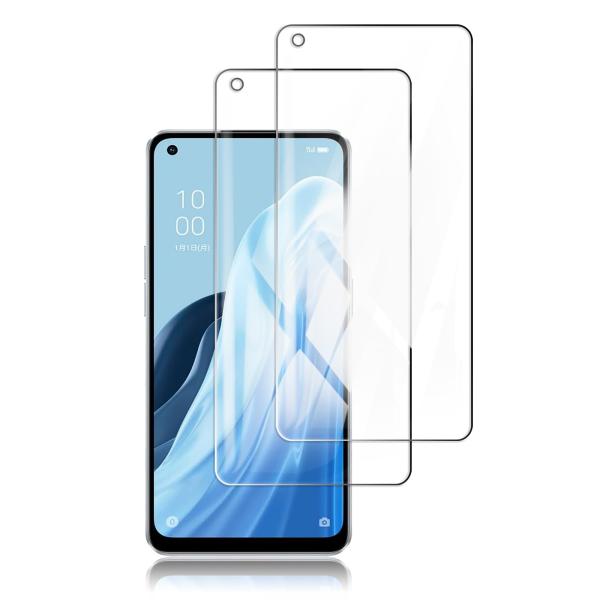 サイズ：OPPO Reno7 A 【2枚】【対応機種】for OPPO Reno7 A (CPH2353) OPG04 A201OP/OPPO Reno9 A 専用ガラスフィルム。【硬度9H】：業界最高レベルの9H硬度、ハードコート技術を採...