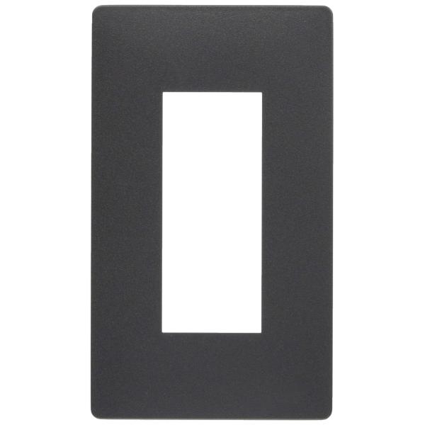 カラー：グレー●アドバンスシリーズ●コンセントプレート●1連用