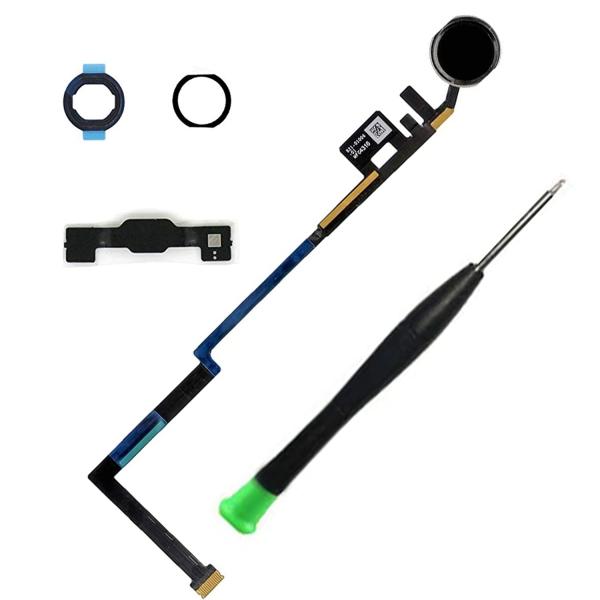 カラー：ブラックサイズ：iPad 5 第5世代2017の場合|iPad 6 第6世代2018の場合新たなホームボタン交換品iPad 9.7" 2017 iPad 5 5th Gen (A1822 A1823)2018 iPad 6 6th ...