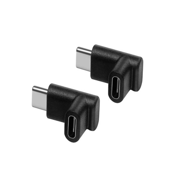 スタイル：90°上 ＆ 下【Type-C(USB-C)変換アダプタ】USBコネクタ-- タイプC オスからメスに変換するL字アダプタです。【直角設計】90度直角設計で、ケーブルの抜き差しが便利になります。また、ケーブルの折り曲げ及び断線を有...