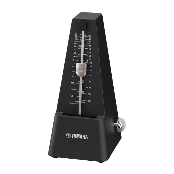 カラー：ブラックマット仕上げにより指紋が付きにくいシンプルとカラフルな定番仕様テンポ:40-208/min、39ステップ拍子:拍子ベル有り、0、2、3、4、6拍子定番の三角錐スタイルのデザインを継承し、スペースを十分に確保したボディデザイン...