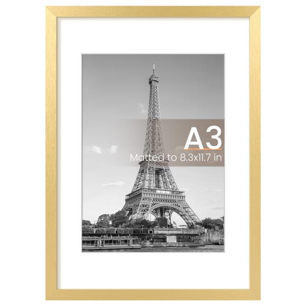 カラー：ホワイトサイズ：A4 (29.7*21cm)スタイル：クラシッククラシック＆耐久性：頑丈なフレーム、高精細カバー、安全な梱包で、upsimplesフォトフレームはあなたの写真を保護し、クリアなビューを提供します。デュアルサイズデザイ...