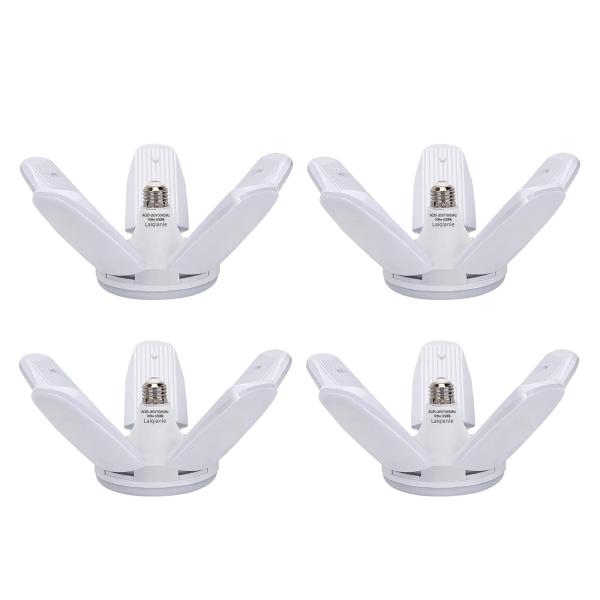 カラー：withe-100w-4個サイズ：100W-4個スタイル：ガレージライト【高品質LEDガレージライト】：シェルは高品質のABS素材で作られており、頑丈で耐久性があり、高い放熱効率と長寿命を備えています。 ランプシェードは高品質のPC...