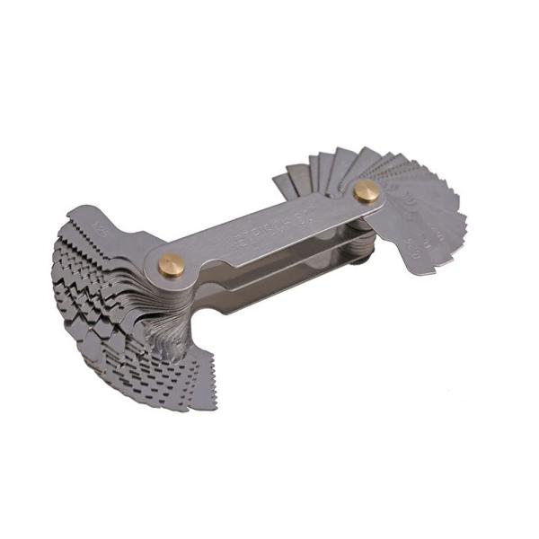 スタイル：インダストリアル1.【セット内容】ピッチゲージ 合計24枚/メトリック用60°（24枚）2.【素材】この半径ゲージはステンレス鋼で作られており、錆びにくいです。長い寿命と耐久性を持っています。高硬度、耐摩耗性もあります。3.【用途...