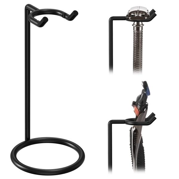 カラー：Blackサイズ：Tall - blackスタイル：プロングハイブラック1個。ステンレススチール製の安全カミソリスタンドは、ほとんどの 3.5 - 4.7 インチのカミソリモデルに適合します。2つの小さなくぼみを備えたカミソリホルダ...