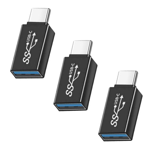 スタイル：3個セット【最大65W充電】USB-Cアダプターは、5V / 3A (最大65W)のデバイス要件に対応します。、デバイスの同時入力と出力充電をサポートします。 (注意: 充電速度も充電器によって異なります。ケーブルとUSBはQui...
