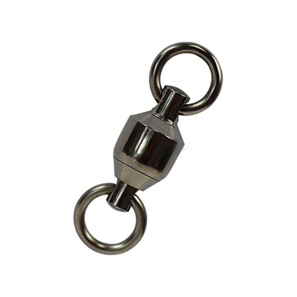 サイズ：#0【耐用】:高強度ステンレス鋼と強靱溶接リングを採用したので、耐食性はあり、表面は一定の研磨処理済みで、リーダーとへの摩擦劣化や損傷は軽減し、耐用のボールベアリングスイベルです。【高速回転】 ボディ内部には3つステンレス製ベアリン...