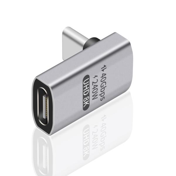 カラー：USB Type-c 変換アダプターL字型USB Type-c 変換アダプターL字型：240W 90度 usb cは35Wと100Wアダプターのアップグレード版で、最大240W（5V/3A-20V/5A）の急速充電をサポートし、US...