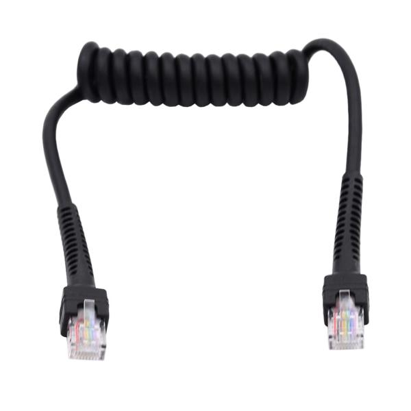 カラー：ブラックスタイル：RJ45 1対2ストレッチコイル RJ45 Cat6 8P8C UTP オス - オス ケーブル LAN イーサネット ネットワーク パッチコード 100cmすべてのCAT5 CAT5e CAT6 CAT6a Ca...