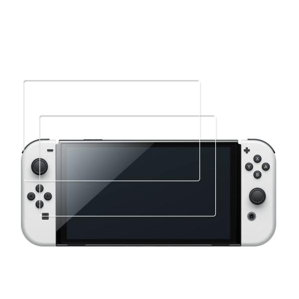 サイズ：Switch EL【対応機種】New Nintendo Switch 有機ELモデル 2021 / Switch OLED Model 用。【旭硝子素材】:日本製旭硝子素材の採用、また硬度は業界最高レベルの9Hであり、カッタ一などの...