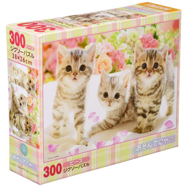 カラー：あそんでにゃサイズ：26x38cmスタイル：300ピース本体サイズ :26x38cm(C)Satoshi Konuma
