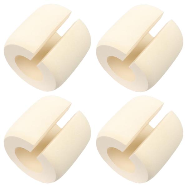 カラー：ベージュ○セット内容：ドアストッパー4個セット、サイズ：7.1CM*7.3CM*1.7CM（厚さ)、カラー：ベージュ。○素材：高品質NBRゴム素材を採用し、比較的硬い材質に属し、反発能力が良く、衝撃に強く、変形しにくい。保存と使用が...