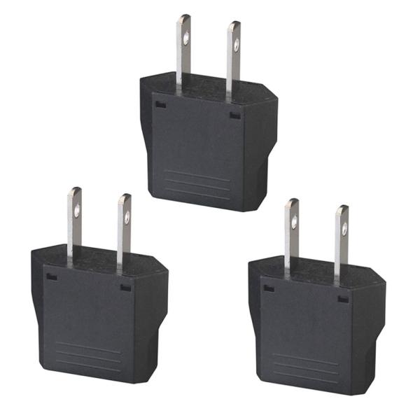 カラー：３セットスタイル：変換,変換プラグ日本変換プラグ/海外の電気製品を日本国内で使う為の変換プラグです。ヨーロッパ(C)タイプのプラグを日本のAタイプに変換します。ヨーロッパ 変換プラグサイズ：3.5*4.2*1.4cm　重さ：8.3g...