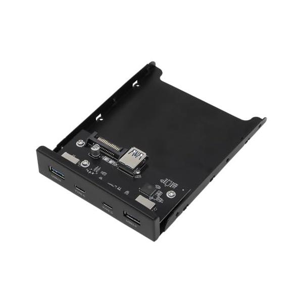 3.5インチベイ用、USB 3.0／2.0／1.1、SuperSpeed (5Gbps)、High-Speed (480Mbps) 対応 (理論値)USBポート: 4 (USB 3.0 Type-C×2、Standard-A×2)マザーボー...