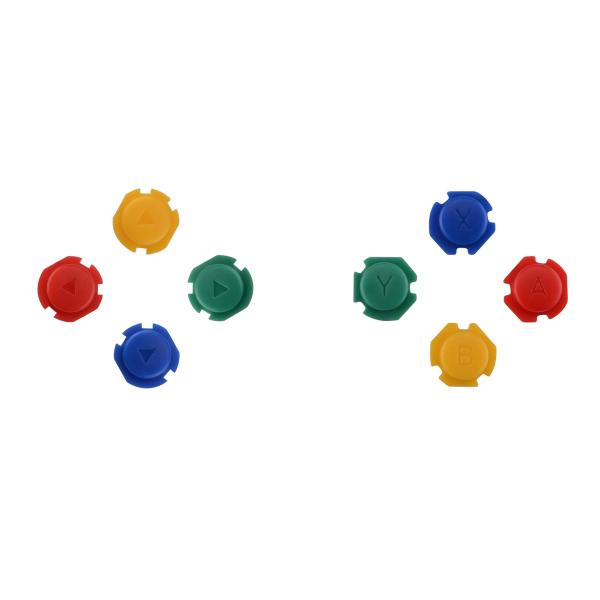 カラー：カラフルサイズ：マット系スイッチジョイコンに完全にフィットするカスタムデザインの互換フルセットボタン部品。Joycon本体ケースとサムスティックなどその他のパーツが含まれていません。壊れた、または粘着性のあるJoyconボタンの理想...