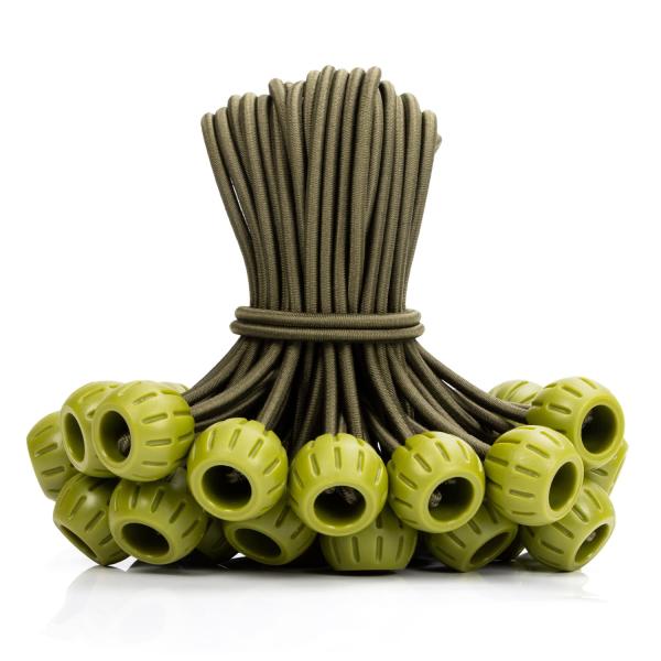 カラー：アーミーグリーンサイズ：15cm*20pcsスタイル：家庭用品【高品質の材料】ボールバンジーコードは高弾性ゴムとプレミアムカラフルなプラスチックで作られています。耐紫外線・耐腐食・耐久性の特徴があります。【伸縮性が高い】バンジーコー...