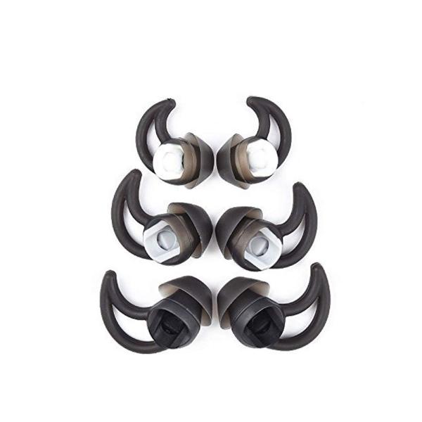 カラー：ブラック【適用機種】QC20i用のボーズQC30およびSoundsportワイヤレスヘッドセット用QC20i SoundSport SIE2 SIE2i IE2 IE3 Mie2 Mie2i FreeStyle SoundTrue。...