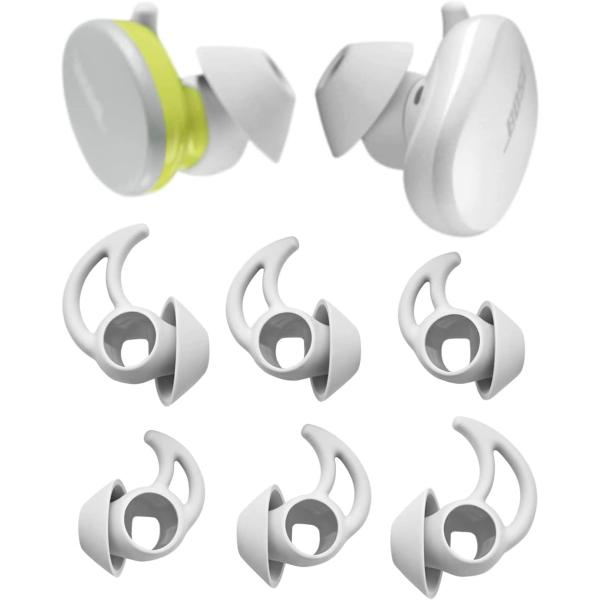 カラー：ソープストーンサイズ：S/M/LBoseTWSイヤホン用イヤーピースです。S/M/L　3ペアが含まれ、イヤーピース紛失場合最高の交換品です。【対応機種】Bose SoundSport Freeに適合します。Bose QuietCom...