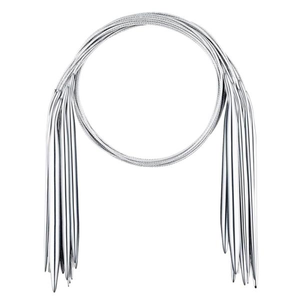 カラー：銀色【セット内容】8本セット【サイズ】全長：80cm。【太さ】2mm、3mm、4mm、4.5mm、5mm、6mm、7mm、8mm。【素材】ステンレス【高品質素材】耐久性に優れたステンレス製の針は長期間の使用に耐え、針とコードの接続は...