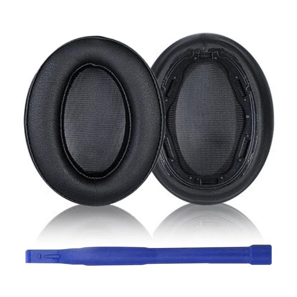 カラー：ブラック互換性のモデル:Sony WH-H910Nワイヤレスオーバーイヤー ヘッドフォンに対応。製品情報:プロテインレザーとメモリーフォーム製のイヤーパッドは柔らかく弾力性があり、変形はにくい、イヤーパッドを長時間着用ても大丈夫です...