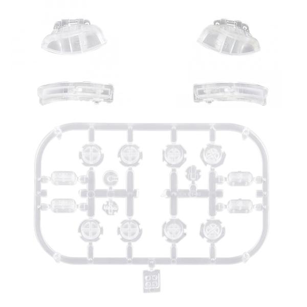 カラー：クリアサイズ：クリア系スイッチジョイコンに完全にフィットするカスタムデザインの互換フルセットボタン。Joycon本体ケースとサムスティックなどその他のパーツが含まれていません。壊れた、または粘着性のあるJoyconボタンの理想的な代...