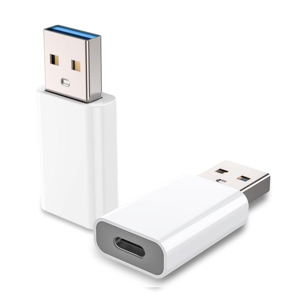 カラー：ホワイトサイズ：2 Packスタイル：ホワイト。【USB-CマスターからUSB-Aマスター】当社のMOSWAG USB Cアダプタを使用すると、USB充電器をUSB C充電器に変換できます。USB Cアダプタは充電とデータ転送をサポ...