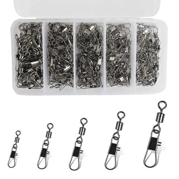 【素早く交換スナップサルカン】：SHADDOCKスイベルスナップセはインターロックスナップとローリングスイベルの組み合わせデザインで、道糸とハリスを接続、仕掛けなどと自由にコンビネーションでき、ルアーや仕掛けの交換は簡単になる！【悩みない】...