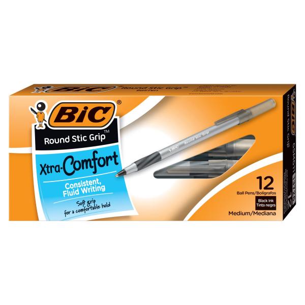 カラー：ブラック///ホワイトサイズ：12 Count (Pack of 1)スタイル：詰め替え可能。超滑らかなボールペン。BIC独自のインクシステムテクノロジーを採用。Easy Glide が滑らかさを感じます。