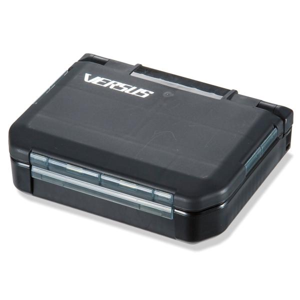 カラー：ブラックサイズ：122×87×34mmサイズ:122×87×34mm本体素材:耐衝撃性コーポリマーヒンジパーツ素材:POM樹脂可変仕切板5枚付深底8マスと深底マルチのコンビVS-3080VS-3078システム収納サイズ