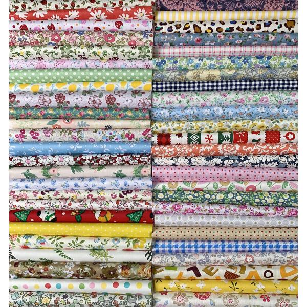 カラー：50枚サイズ：30cm x 30cm素材：100％綿 プリント生地　ランダム25枚・50枚セット １枚のサイズ：約30×30cmオシャレな花柄と艶やかな色合いで、ミシン、はさみも使用できる良い趣味の工芸用。洗濯もOK！通気性 抗菌性...