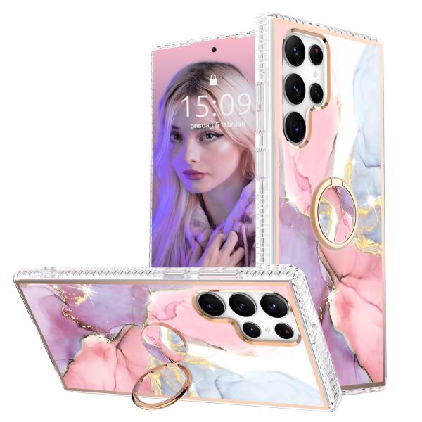 カラー：ピンクパープルサイズ：Samsung Galaxy S22 Ultra【対応機種】Samsung Galaxy S22 Ultra 5G  docomo : SC-52C / au : SCG14  専用。写真は見本ですが、購入前に...