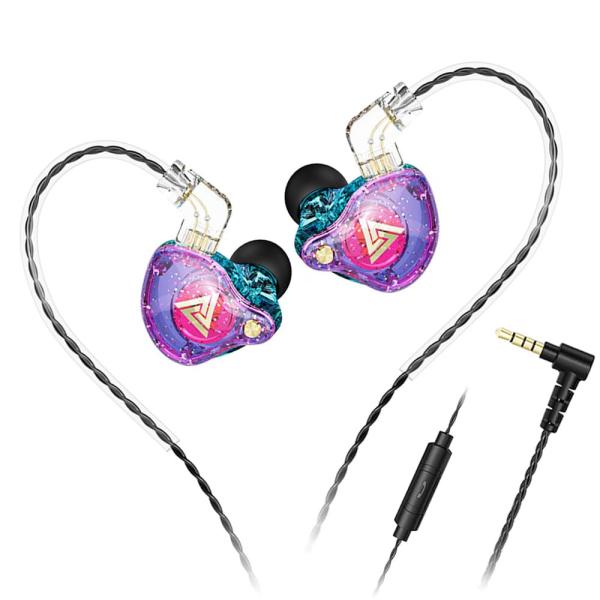 カラー：パープルサイズ：120cmスタイル：マイクあり【快適な装着感】AK6PRO 有線イヤホンは、常に人間工学に基づいたデザイン、軽量キャビティで耳介にソフトにフィットし、新しい PU 形状記憶イヤーフックにより、快適で安定した装着感を実...