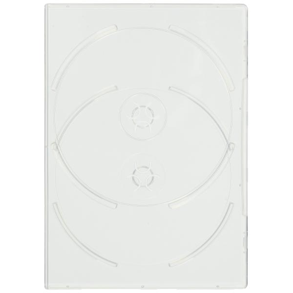 カラー：クリアサイズ：10枚セット増え続けるD V Dの収納に便利!厚さ7ミリで2枚収納。軽くて割れにくいポリプロピレン樹脂製。分類に便利な背ラベル＆アイコンシール付き。お得な10枚組。材質:PP(ポリプロピレン)収納枚数:2枚入り数:10...