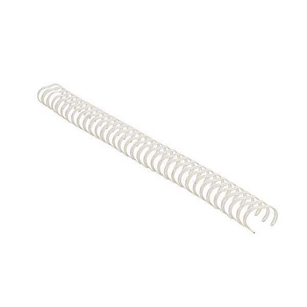 カラー：ホワイトサイズ：7.9mmスタイル：モダン【製本枚数】約20~40枚製本容量。カラー】白 【入数】100本1/3ピッチ（1インチ当たり3穴）の34穴製本機の使用に適しています。34穴製本リングはA4サイズの用紙に適しています。ニーズ...