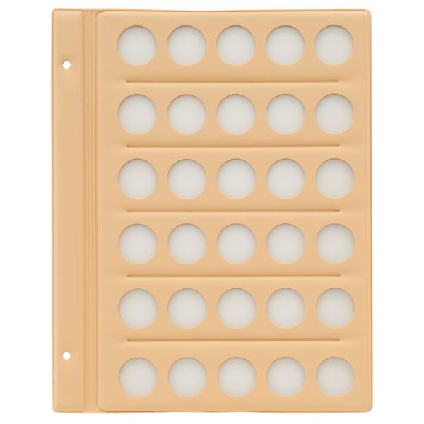 カラー：イエ ロースタイル：24mm穴5列6段(5円・10円・50円・100円硬貨等)【コインアル バム用台紙】C-31S2／H250×W198×D3mm【内容】無地台紙（24ｍｍ穴 5列6段）5円・10円・50円・100円など【その他】生...